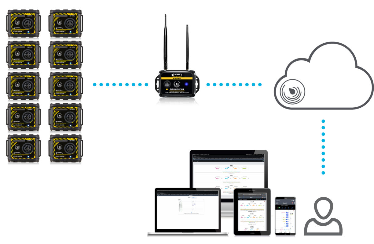 Tramex Remote Environmental Monitoring System Xtra – Kit with In-Situ ...